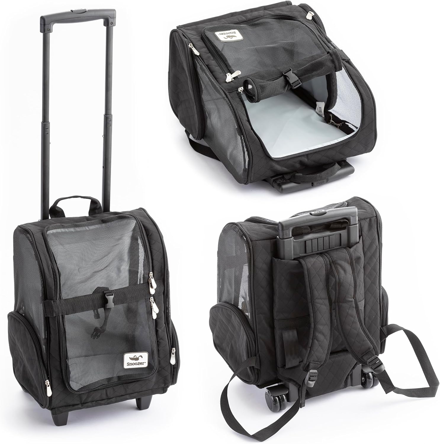 Travel Dog Snoozer - Nylon, See Through Bag, On Wheels, 2 Sizes ...
