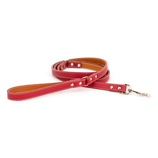 Auburn Dog Lead - Soft Leather - 11 Color Options - 4Ft, 5Ft & 6Ft ...