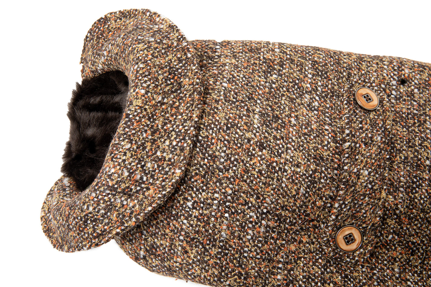 Couture Wool - Dog Coat - Brown Wool Tweed – Canine Styles